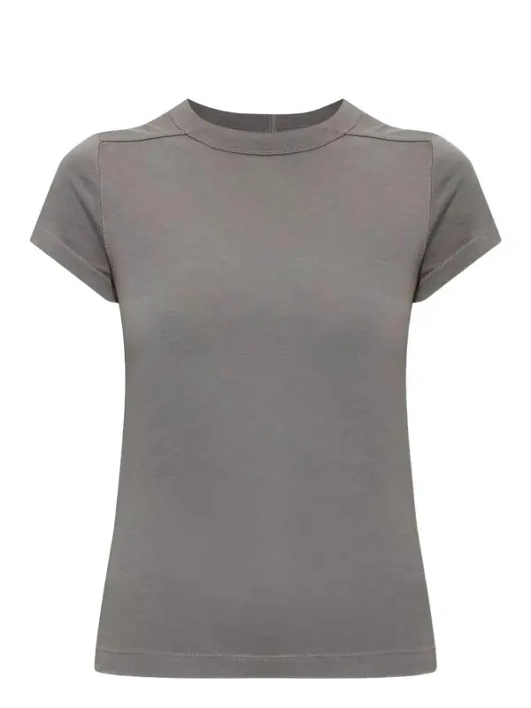 Rick Owens Ribbed Crew Neck T-shirt - Grey