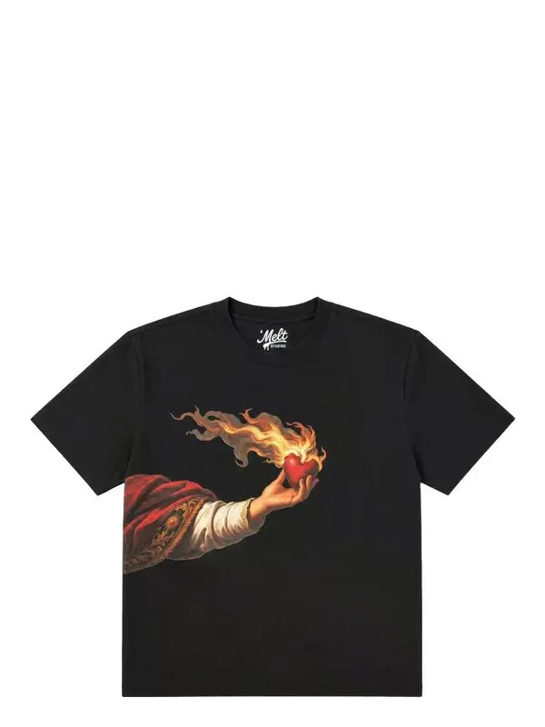 MELT Graphic-print T-shirt - Black