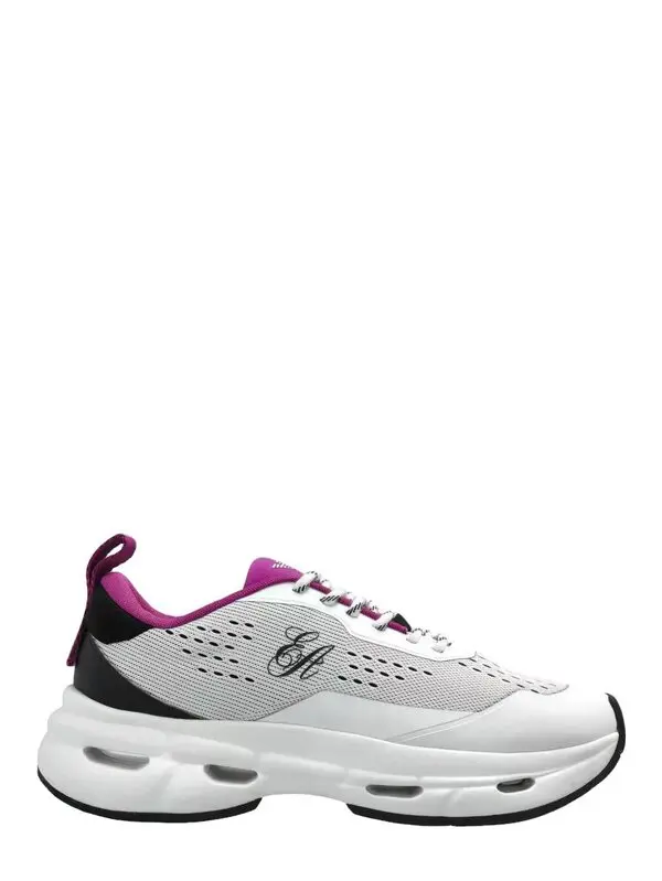 Emporio Armani Embroidered Logo Sneakers - White
