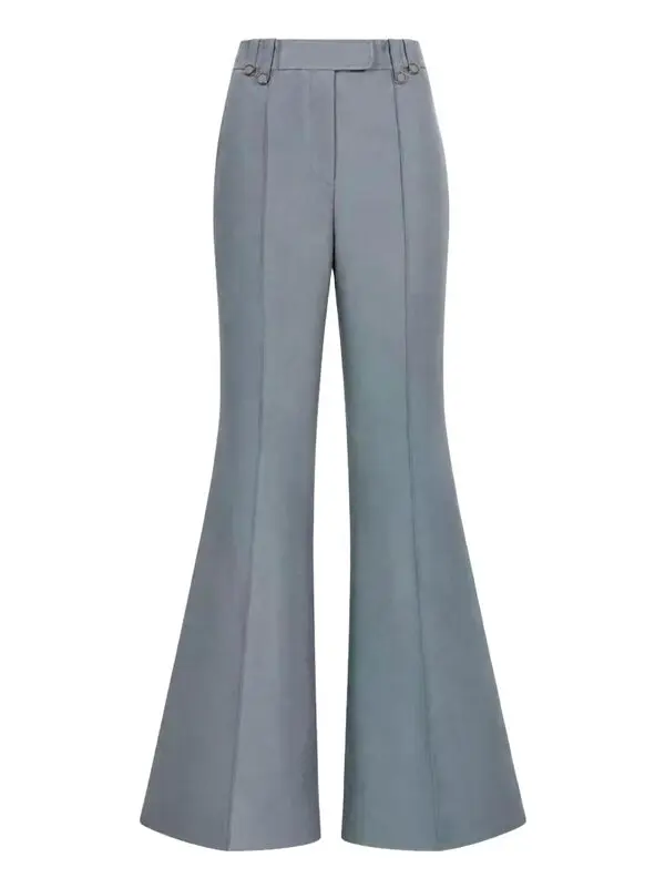 Zimmermann Button-detail Flared Trousers - Grey