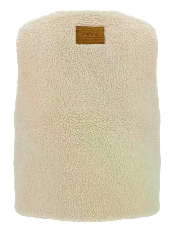 Barbour Fur-effect Button-up Gilet - Neutrals