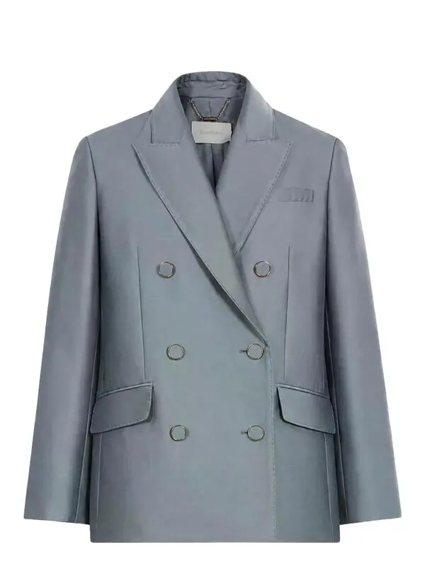Zimmermann Double-breasted Peak-lapels Jacket - Grey
