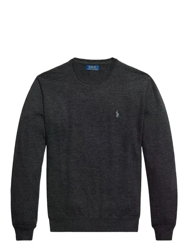 Polo Ralph Lauren Washable Wool Crewneck Jumper - Grey