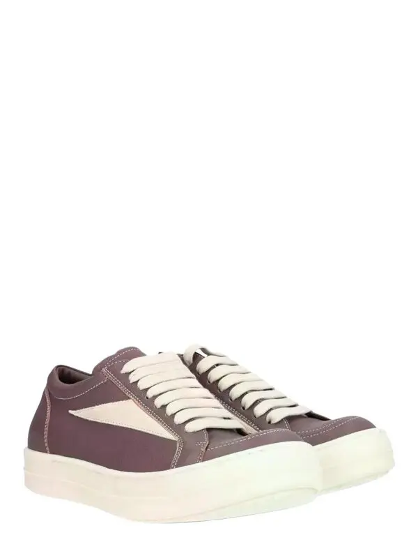 Rick Owens Leather Sneakers - Purple
