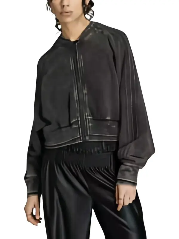 Adidas Sst Double-layered Cropped Jacket - Black