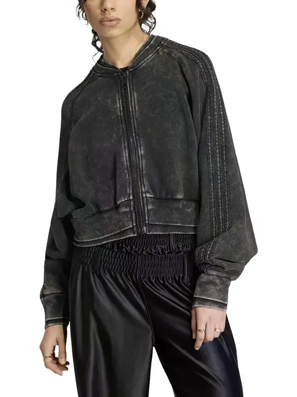 Adidas Sst Double-layered Cropped Jacket - Black