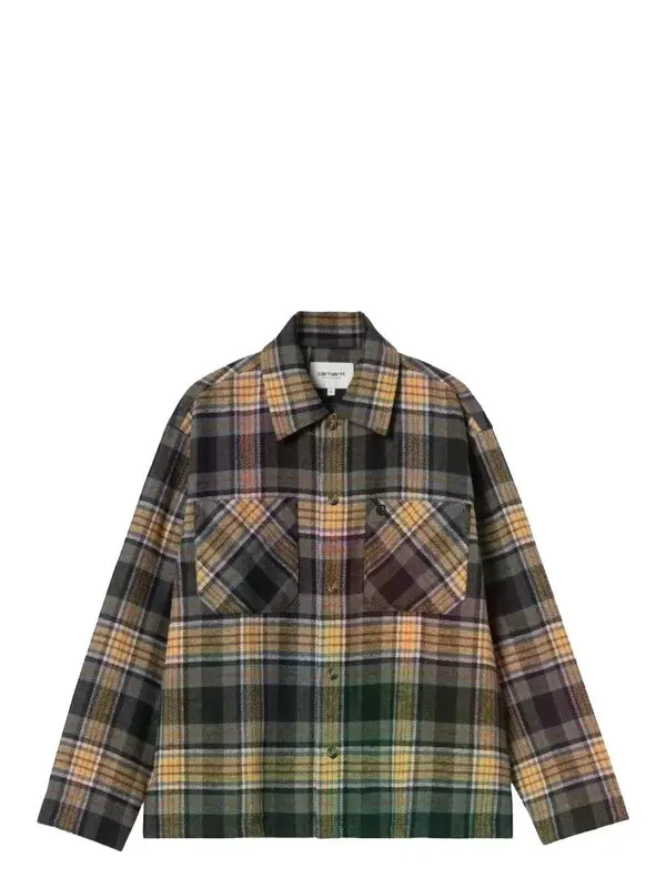 Carhartt Work In Progress Parson Checked Shirt - Black