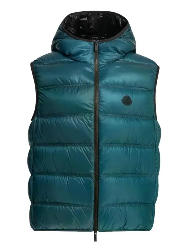 Moncler Panestrel Hooded Gilet - Blue