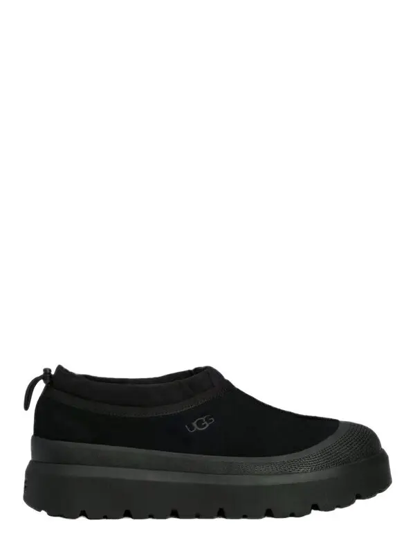 UGG Tasman Weather Hybrid Drawstring Platform Boots - Black