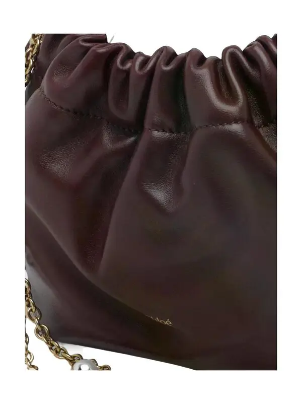 Chloé Mini Icons Drawstring Tote Bag - Red