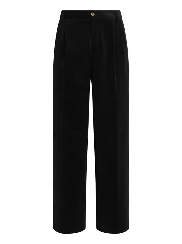 Dolce & Gabbana Velvet Trousers Pants And Shorts - Blue