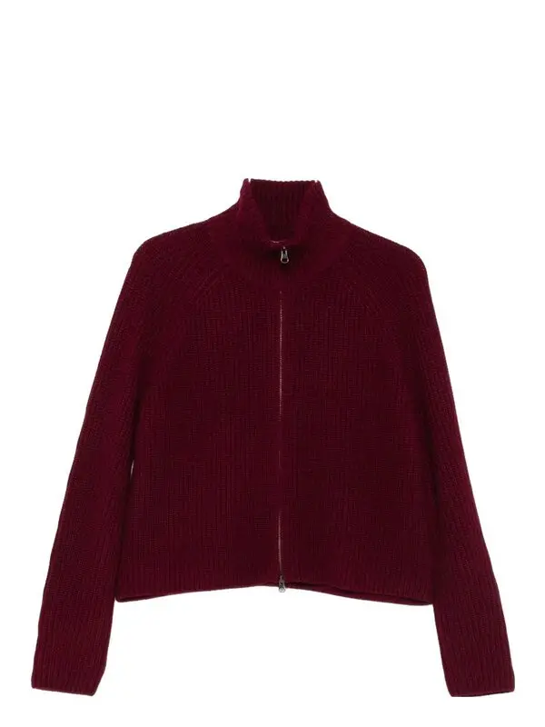 LISA YANG Sadie Cashmere Cardigan - Red