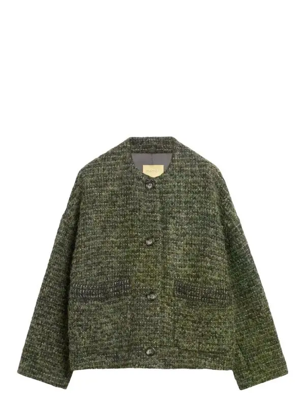 Momoni Mosara Single-breasted Jacket - Green