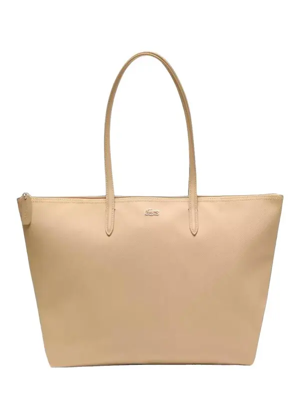 Lacoste L.12.12 Logo-plaque Tote Bag - Neutrals
