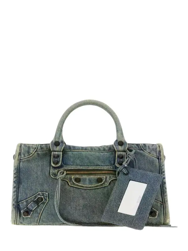 Balenciaga Le City Small Tote Bag - Blue