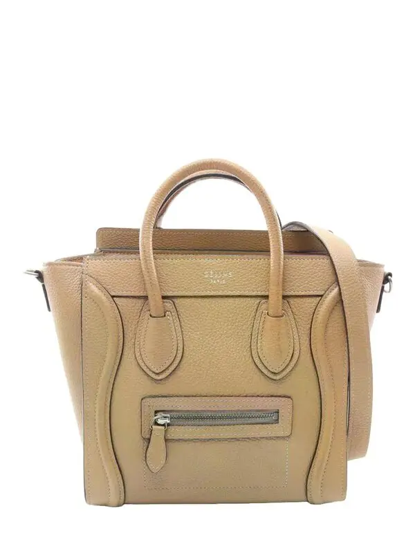 Celine Nano Luggage Tote Satchel - Neutrals