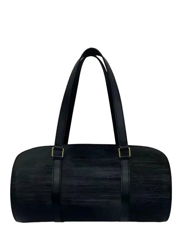 LOUIS VUITTON Epi Soufflot Handbag - Black