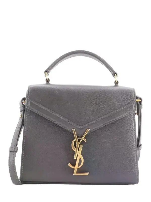 Saint Laurent Cassandra Top Handle Bag Mini Shoulder Bag - Grey