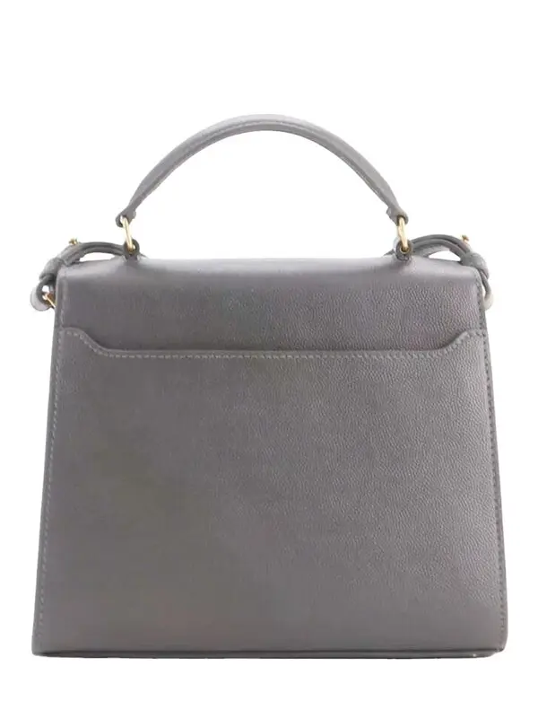 Saint Laurent Cassandra Top Handle Bag Mini Shoulder Bag - Grey