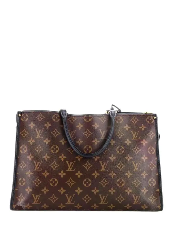 LOUIS VUITTON Popincourt Nm Handbag Monogram Canvas Satchel - Black