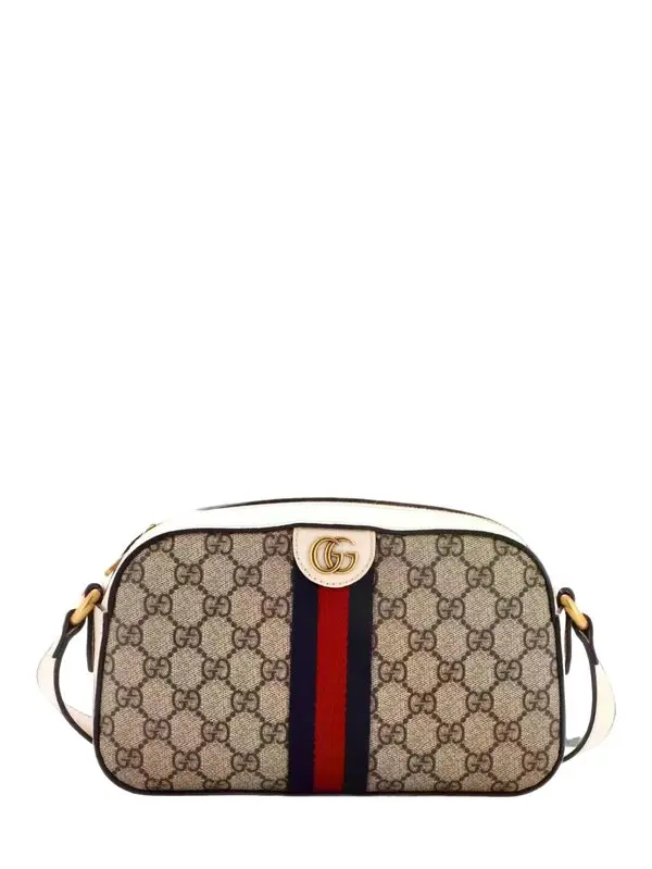 Gucci Ophidia Gg Coated Canvas Camera Bag - Neutrals