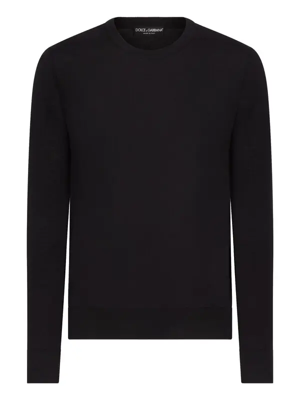 Dolce & Gabbana Crewneck Cashmere Sweater - Blue