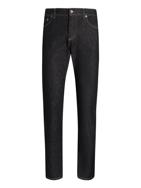 Dolce & Gabbana Slim-fit Stretch Cotton Jeans - Multicolor