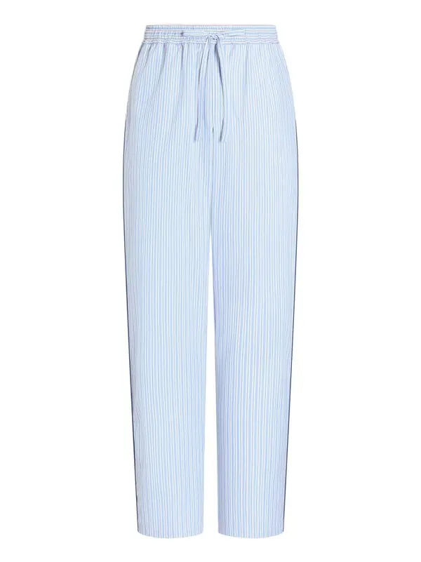 Dolce & Gabbana Striped Poplin Trousers - Multicolor