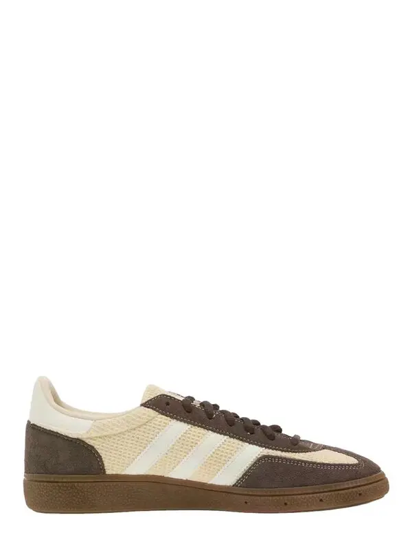 Adidas Handball Spezial Sneakers With Waffle-knit And Suede Panelling - Neutrals