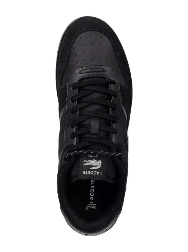 Lacoste Panelled Logo Plaque Sneakers - Black