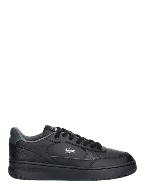 Lacoste Panelled Logo Plaque Sneakers - Black