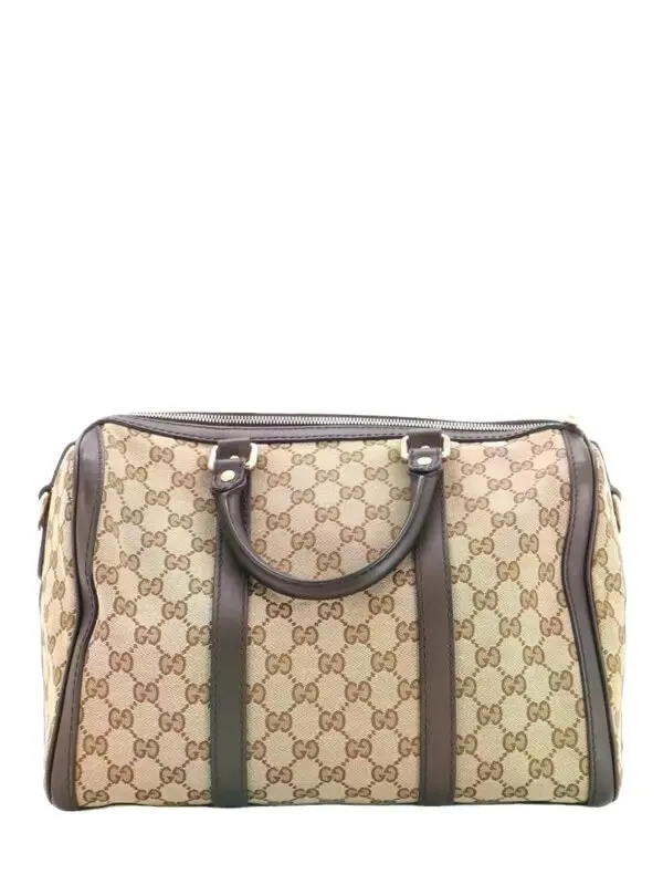 Gucci Gg Canvas Medium Satchel - Brown