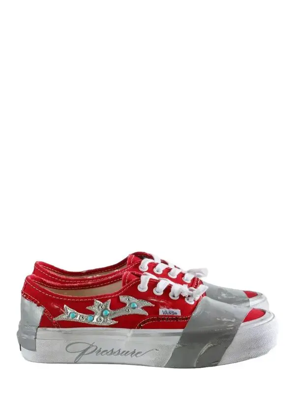 VANS X Gregory Baffoni Authentic 44 Embellished Sneakers - Red