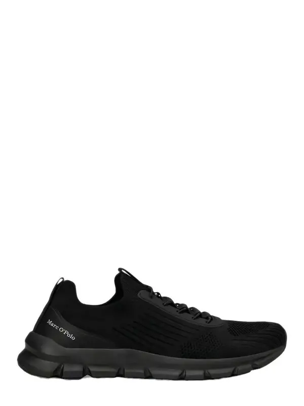Marc O'polo Knit Panelled Sneakers - Black