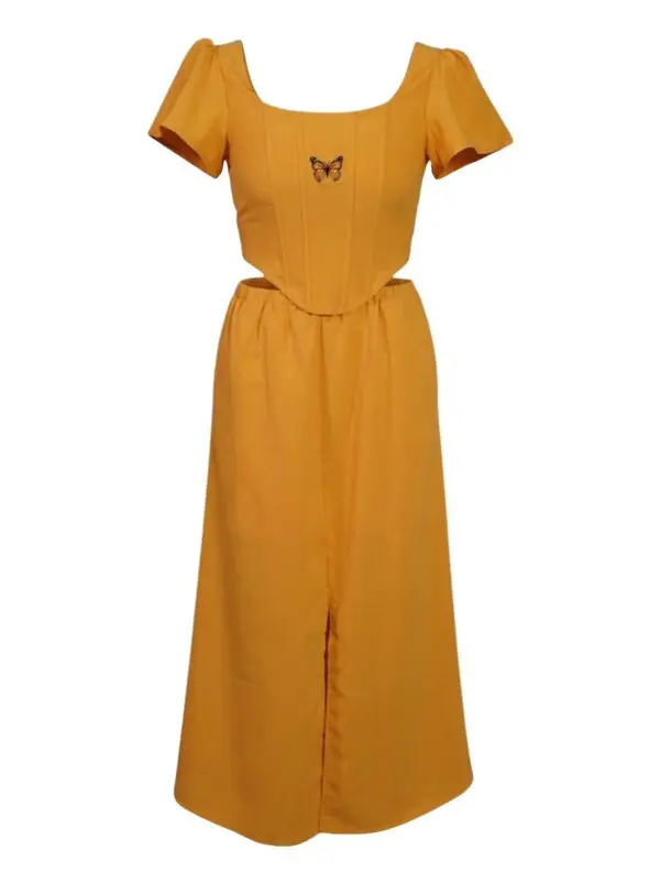 MISS MAGIC The Golden Afternoon Corset Ensemble - Yellow