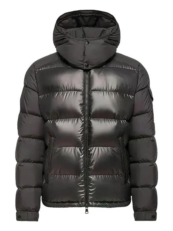 Moncler Maya Hooded Padded Jacket - Black
