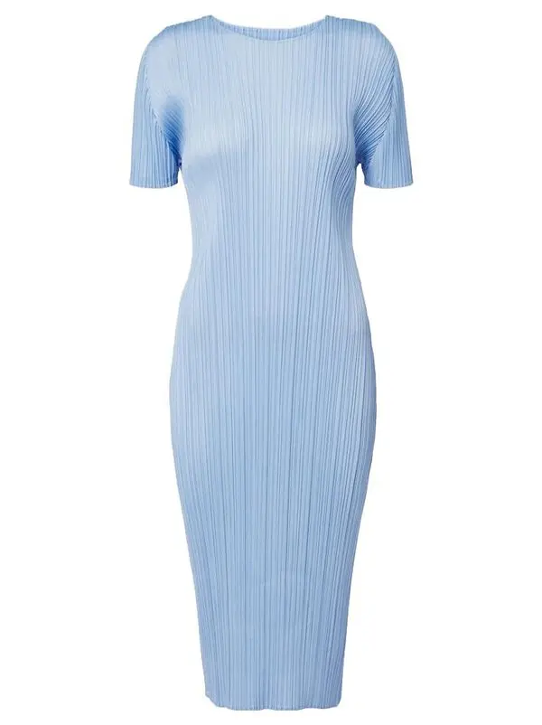 Issey Miyake Midi Dress - Blue