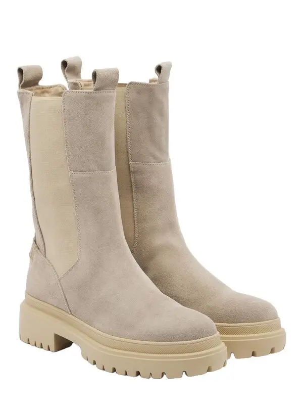 Bogner Chesa Alpina Suede Chelsea Boots - Beige
