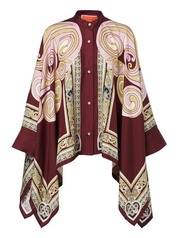 La DoubleJ Printed Silk Twill Shirt - Multicoloured
