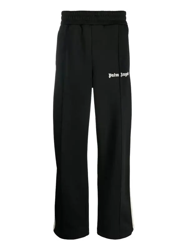 Palm Angels Logo-print Track Pants - Black