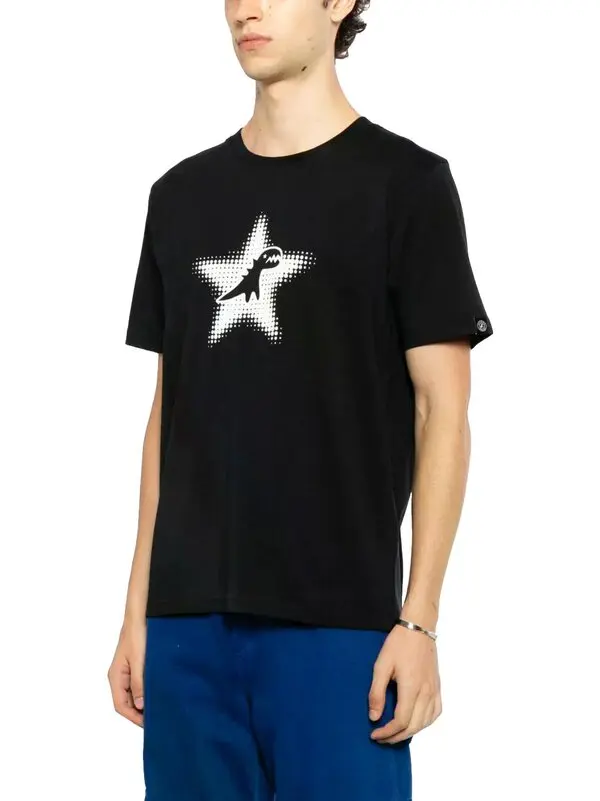 AGNES B. Halftone Star Dino T-shirt - Black