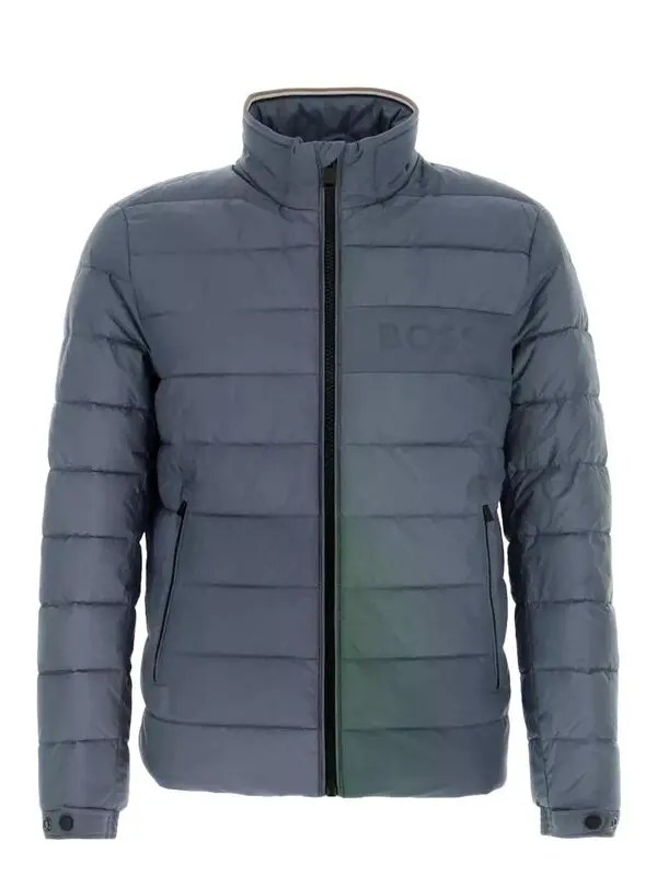 BOSS Padded Quilted Jacket - Blue