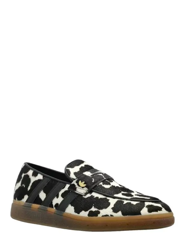 Adidas Handball Spezial Animal-print Loafers - Black
