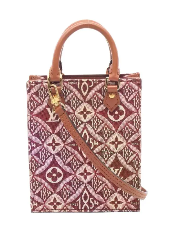 LOUIS VUITTON 2020 Since 1854 Petit Sac Plat Satchel - Red