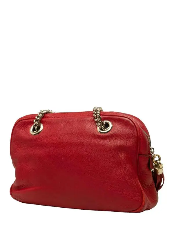 Gucci Soho Chain Shoulder Bag - Red
