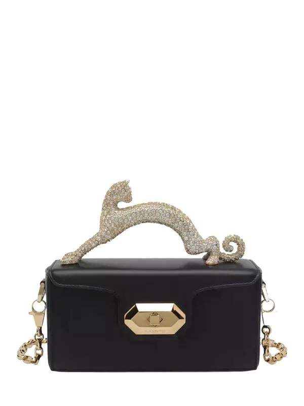 LANVIN Nano Pencil Cat Clutch Bag - Black