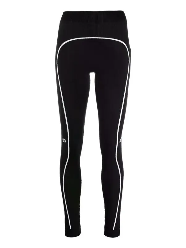 Off-White Off-stamp Performance Leggings - Black