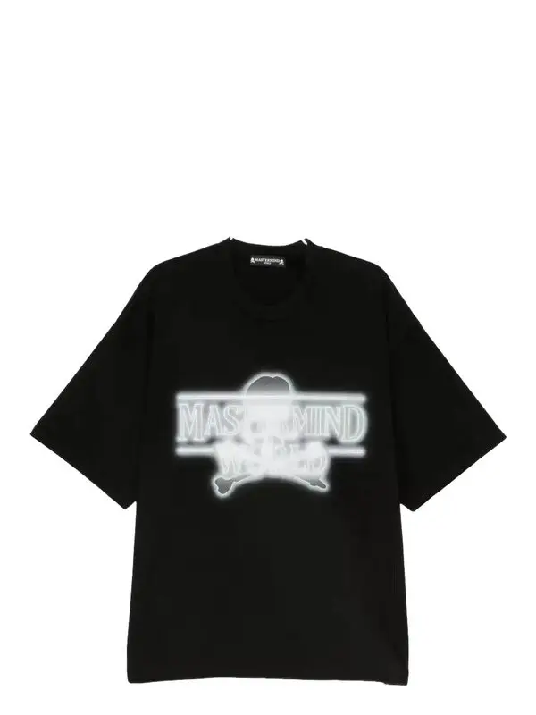 MASTERMIND WORLD Logo-print T-shirt - Black