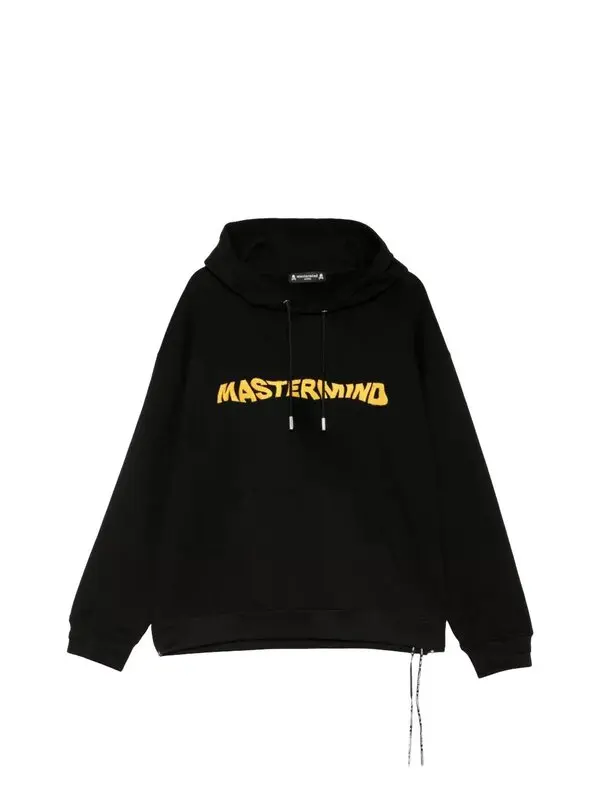 MASTERMIND WORLD Skull Embroidered Hoodie - Black