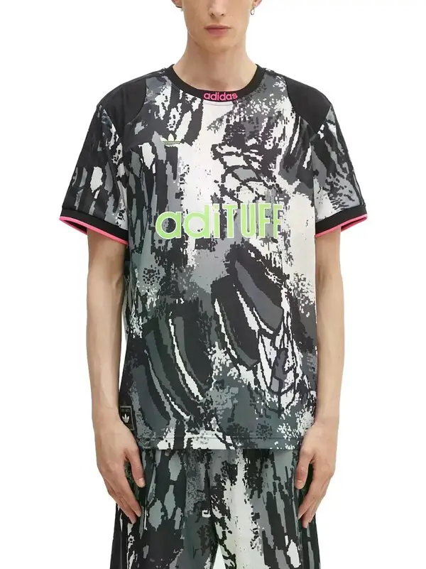 Adidas Archive Aop T-shirt - Grey